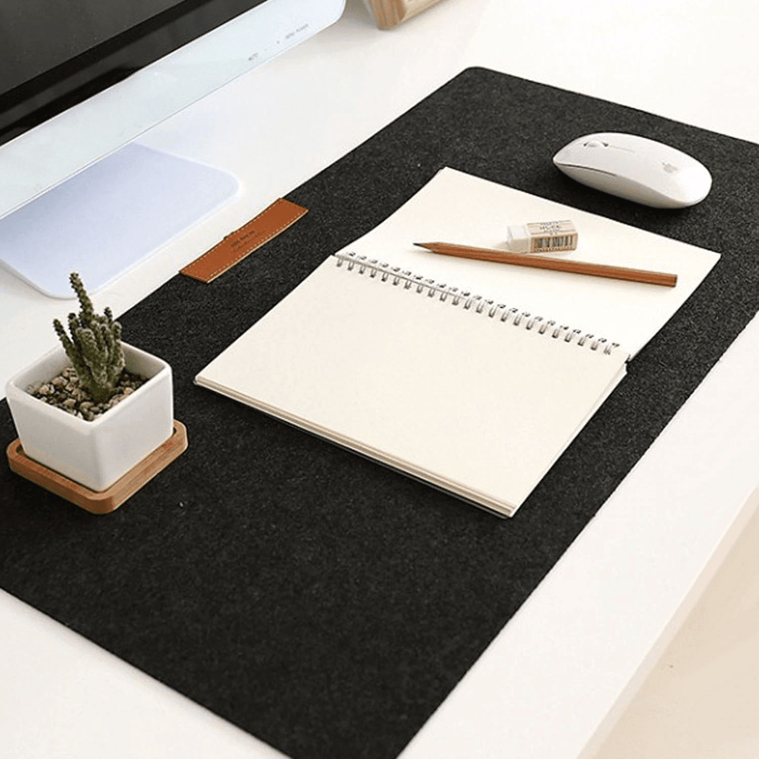 Wool Felt Desk Pad - Setupedia Store