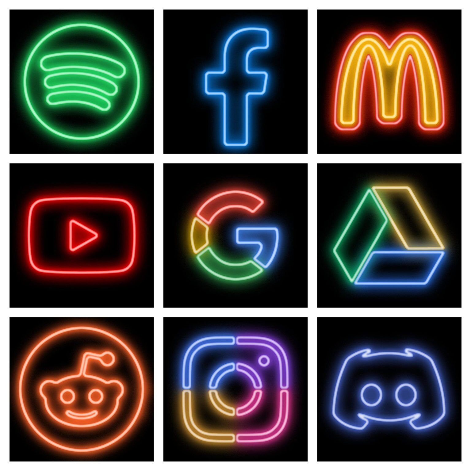 iOS Neon Icons - Setupedia Store